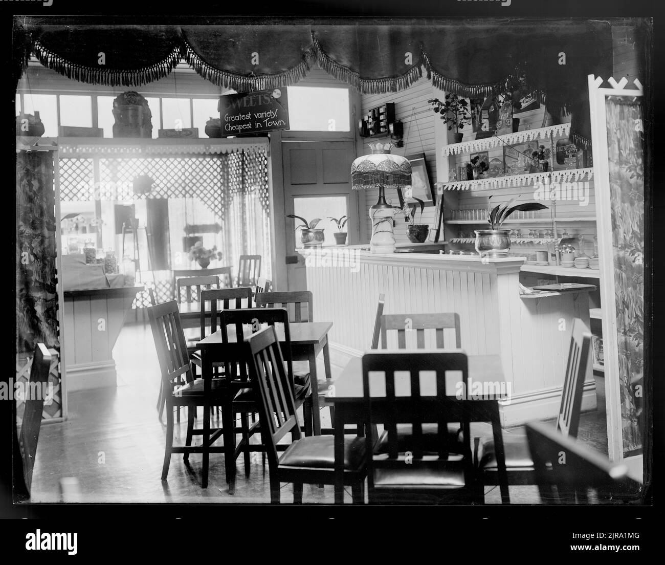 Tearooms, circa 1915, maker unknown. Gift of Margaret and John Christie ...