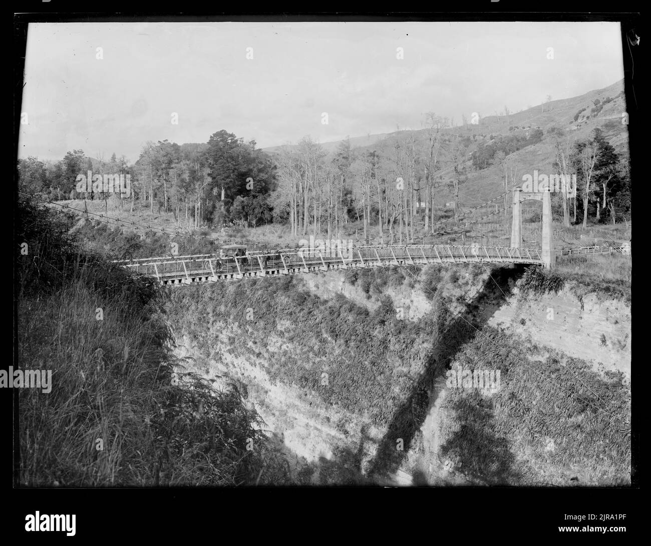 Bridge over a Gorge near Taihape, 1922, maker unknown. Gift of Margaret ...