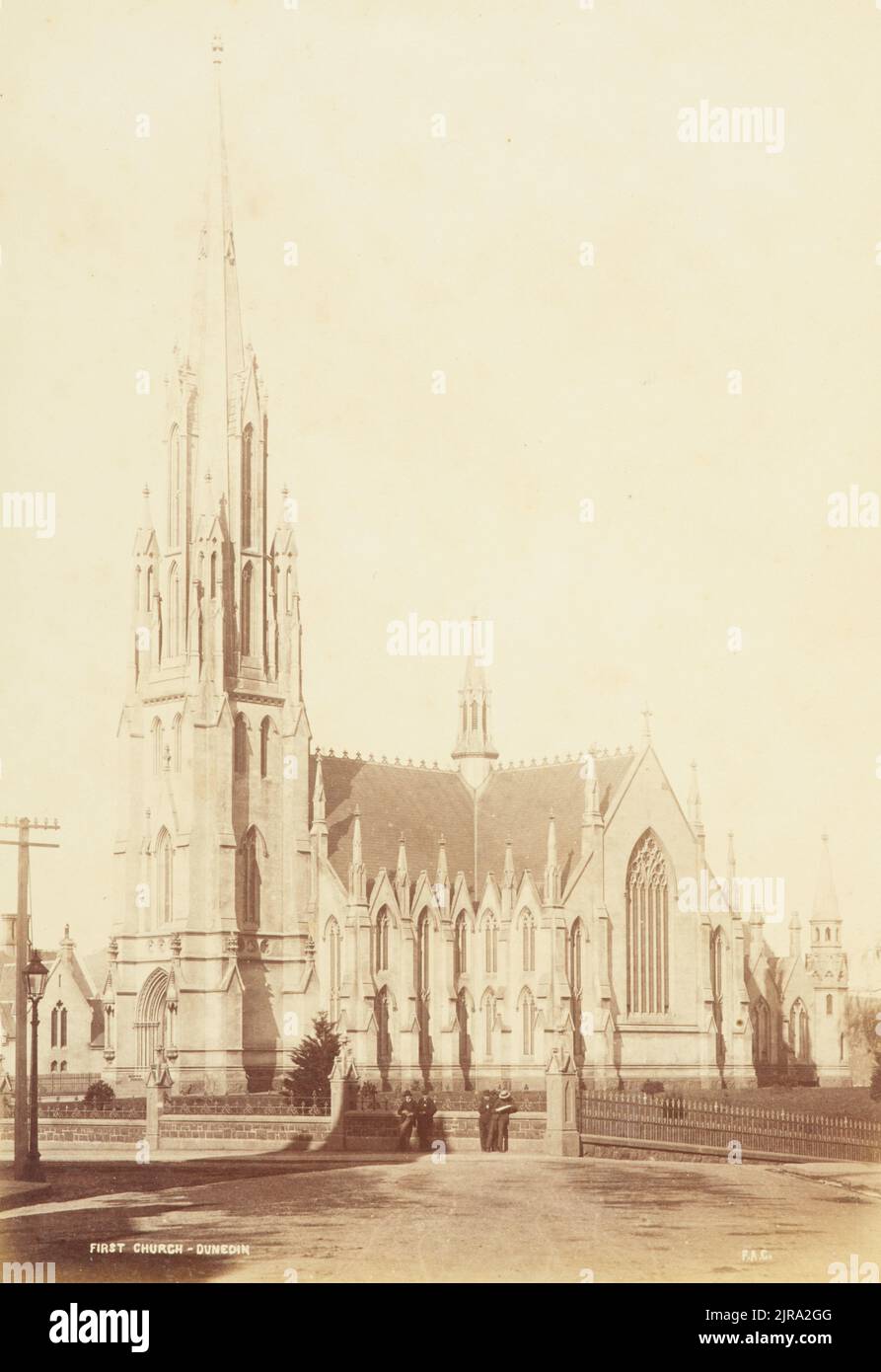 First Church, Dunedin. From the album: N. Z. Scenery, 1876-1878 ...