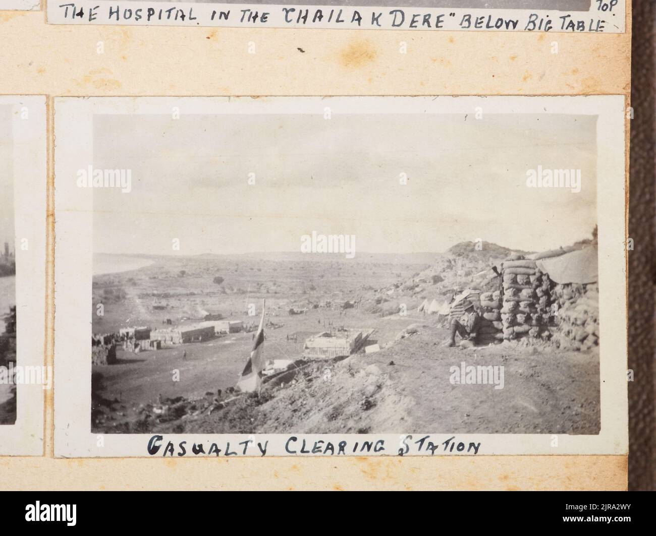 Casualty clearing station. From the album: Photograph album of Major J ...