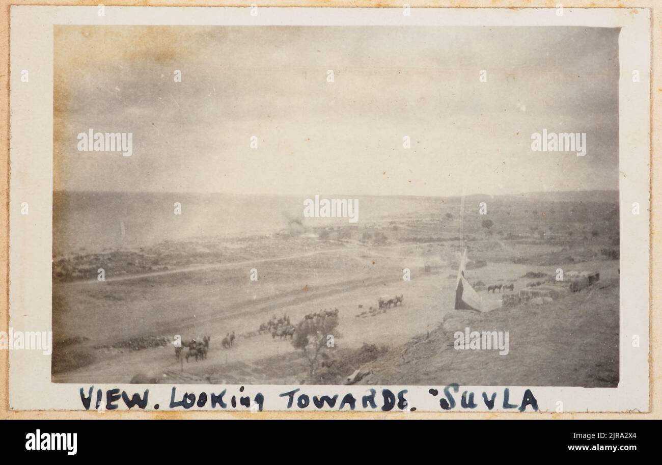 View looking towards Suvla. From the album: Photograph album of Major J ...