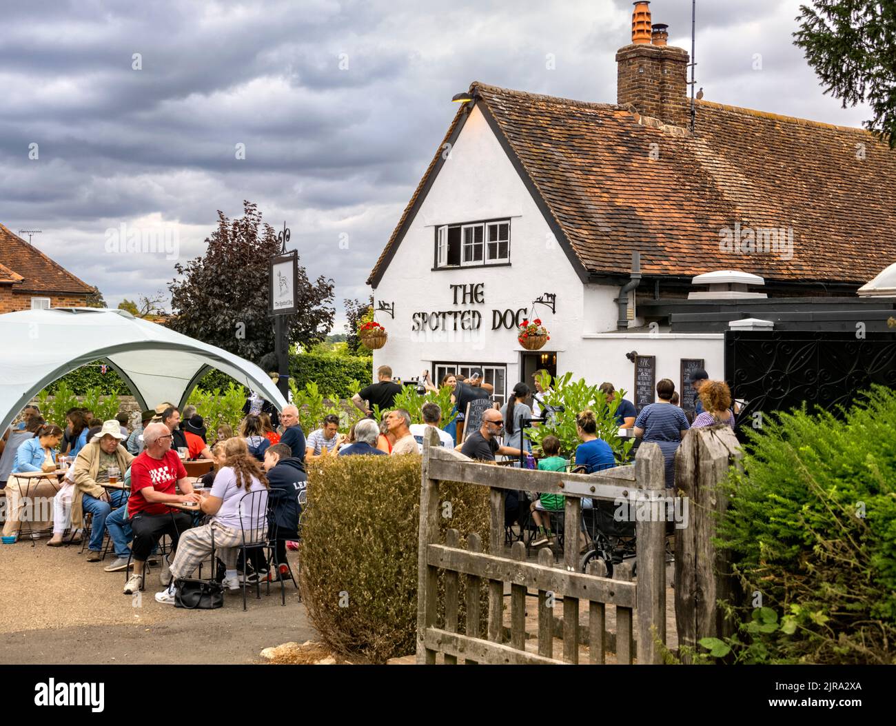 The Spotted Dog Pub, Flamstead, Hertfordshire UK Stock Photo - Alamy