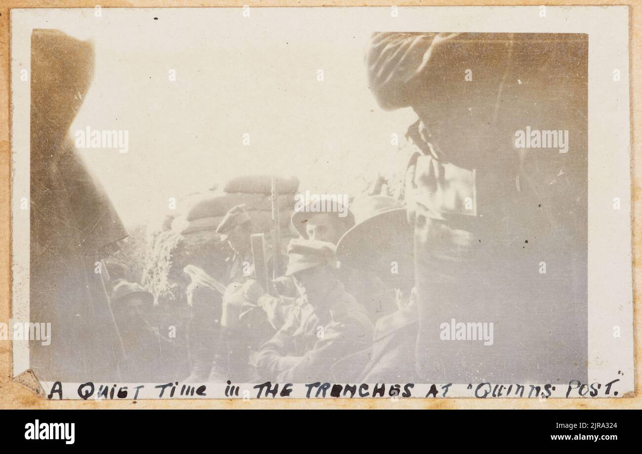 A quiet time in the trenches at 'Quinn's Post'. From the album ...