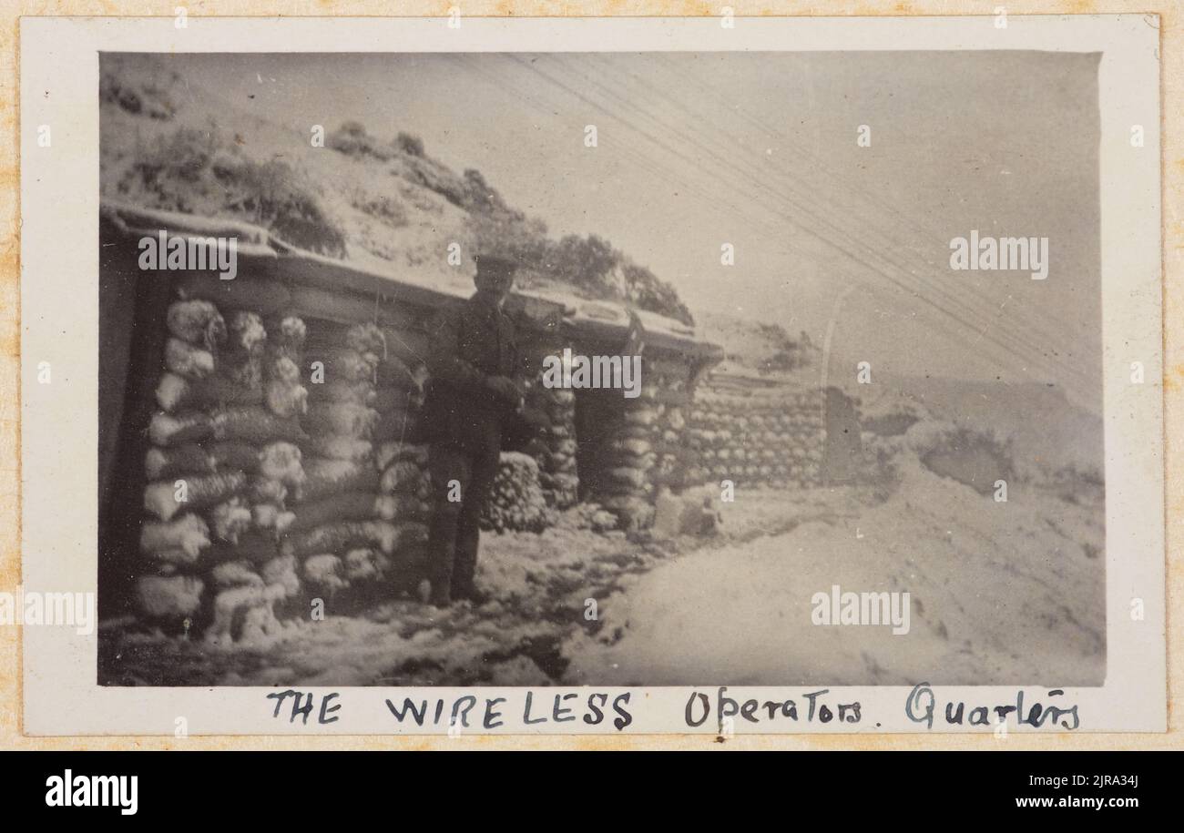 The wireless operator's quarters. From the album: Photograph album of ...