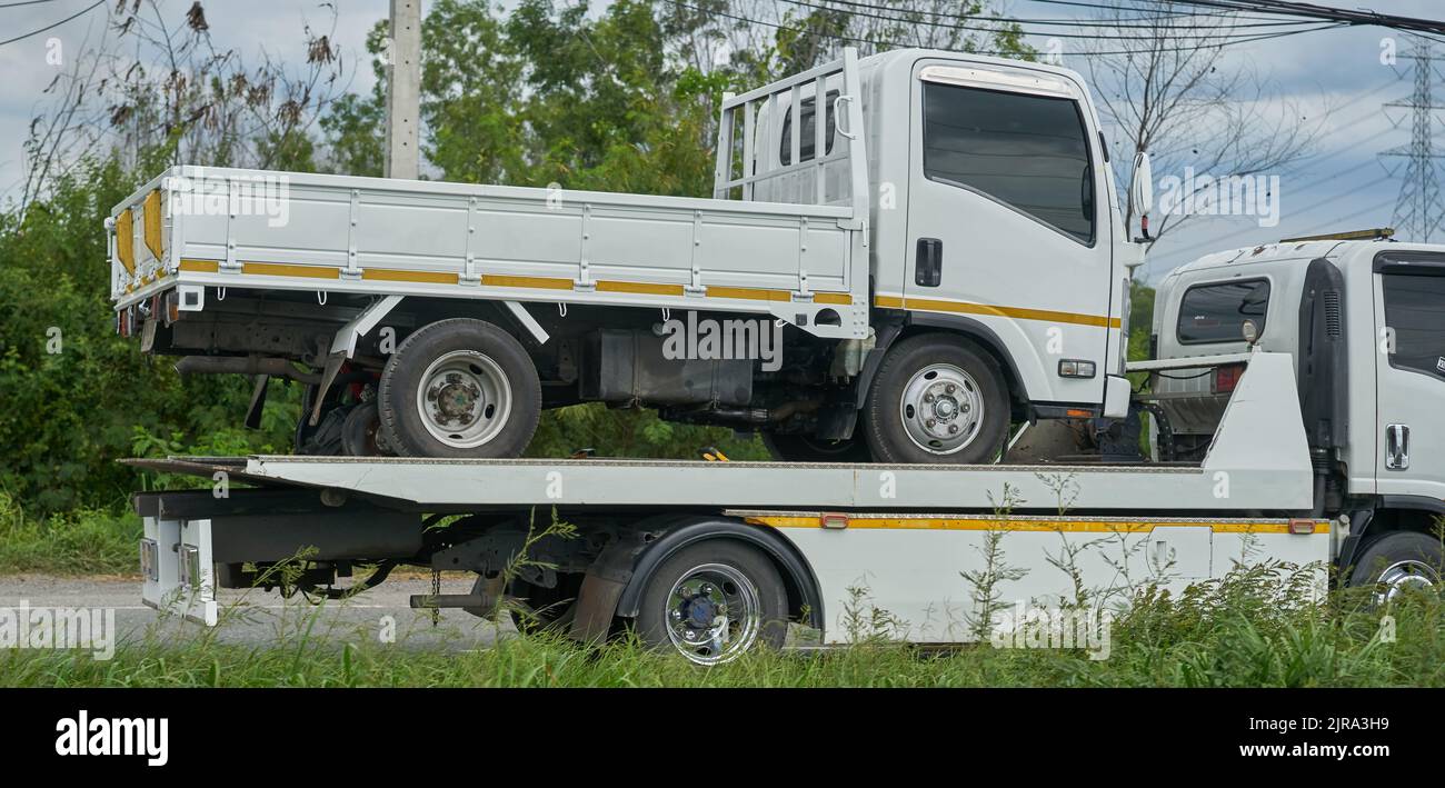 Cartoon Truck Pulling Dodge