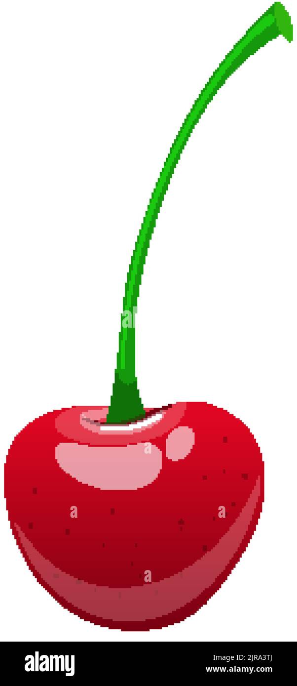 cherry red cartoon vector illustration Stock Vector Image & Art - Alamy