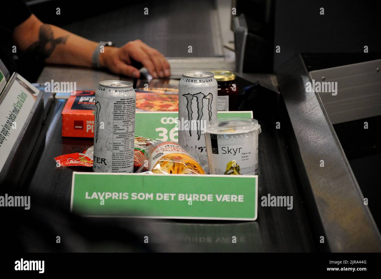 Copenhagen /Denmark/23 August 2022/ High food price in nations grocery ...