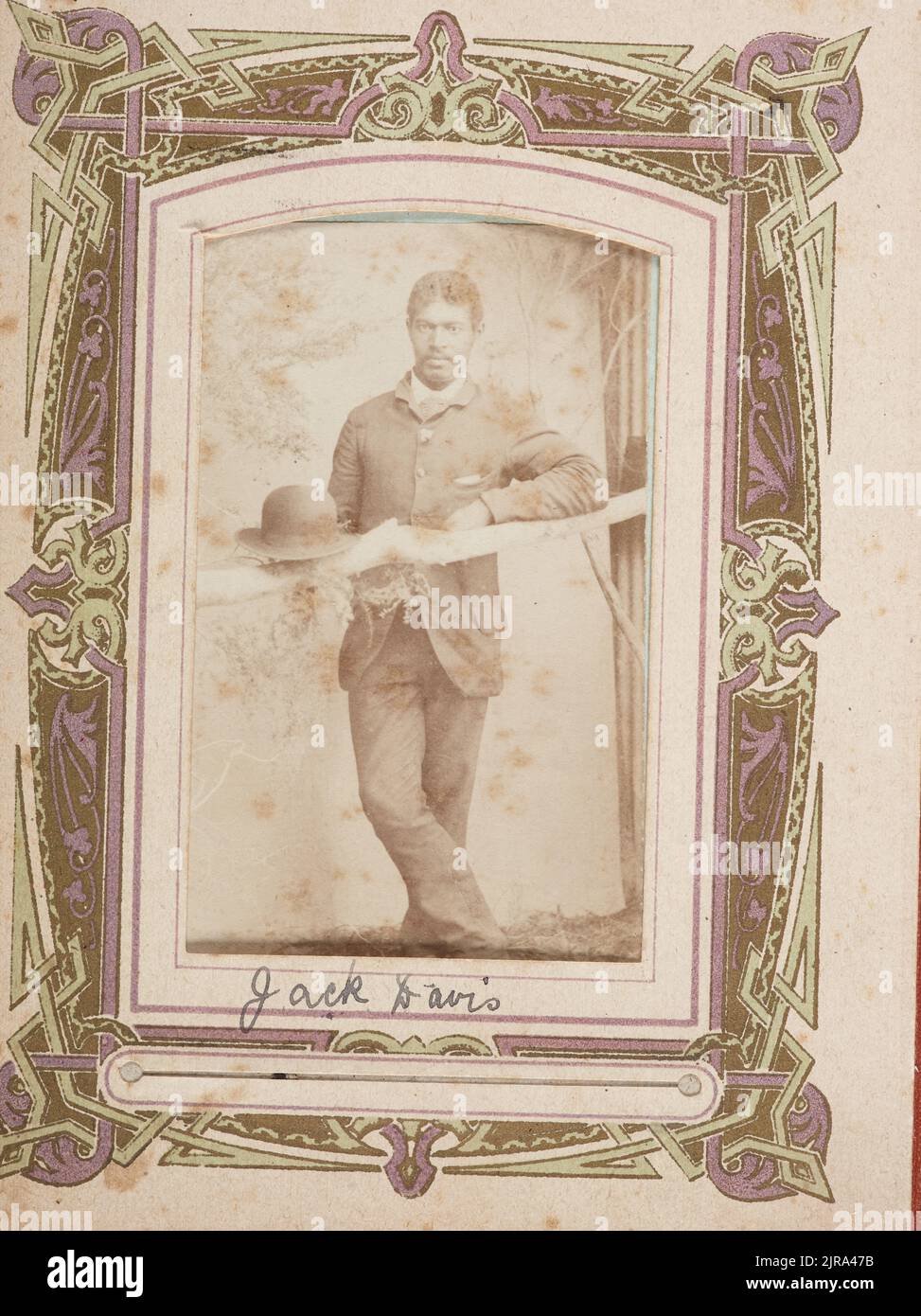 Jack Davis. From the album: Guard Family Collection: Cartes de Visite ...