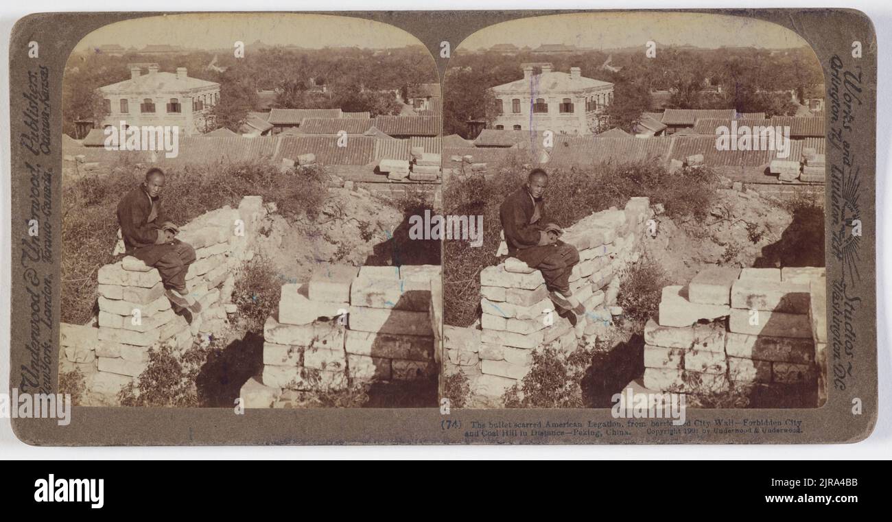 The bullet scarred American Legation from barricaded City Wall ...