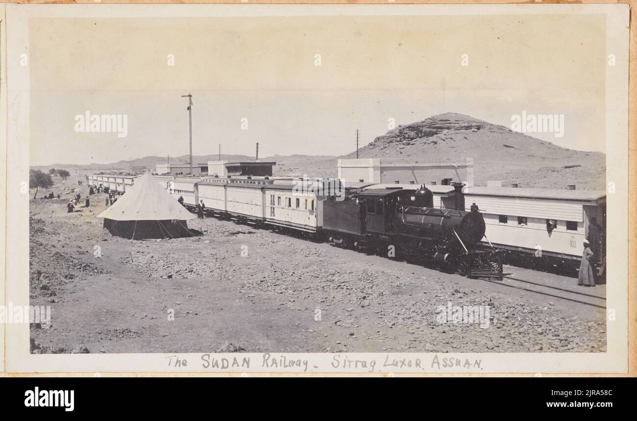 The Sudan Railway, Sirrug, Luxor, Assuan. From the album: Photograph ...