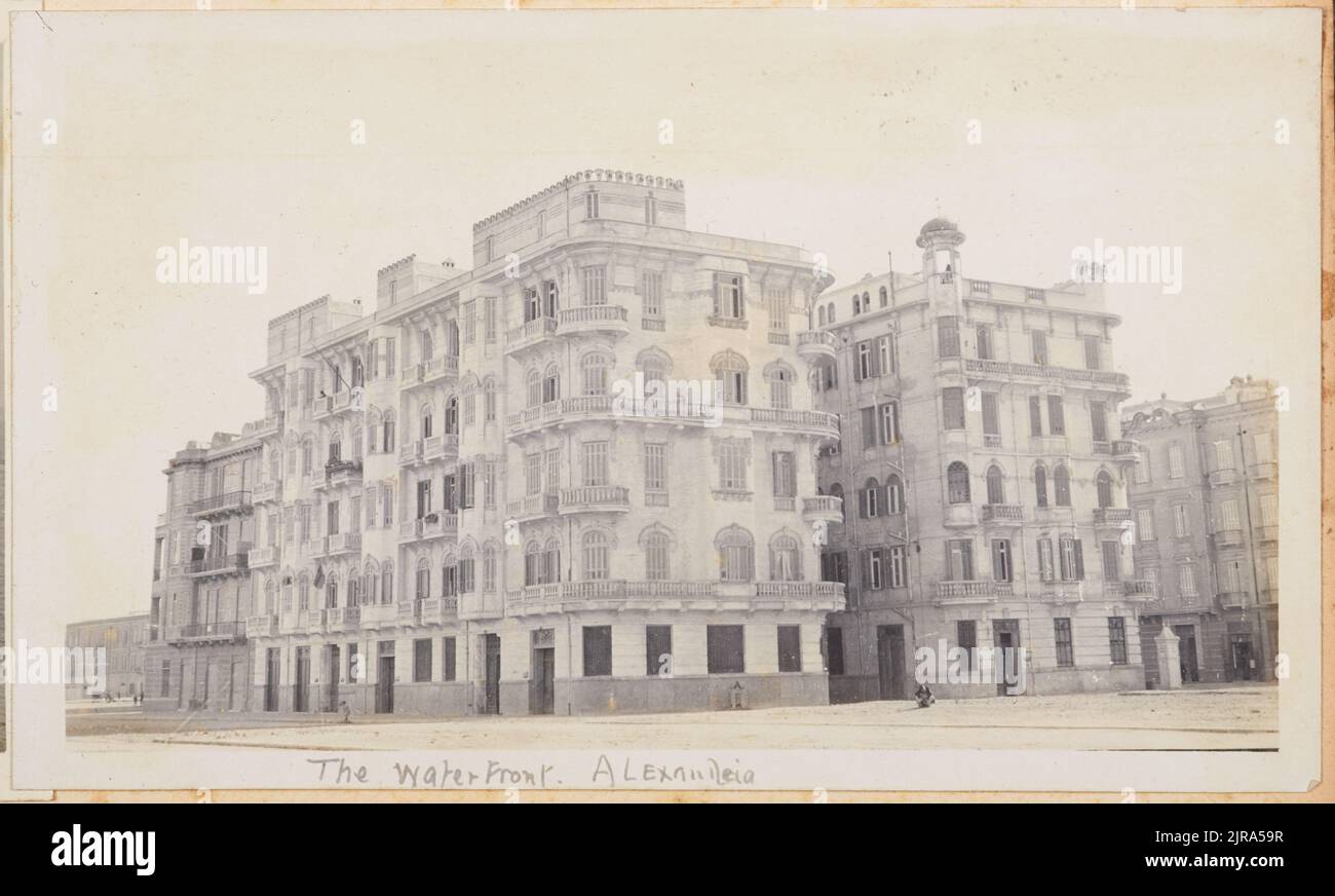 The waterfront, Alexandria. From the album: Photograph album of Major J ...