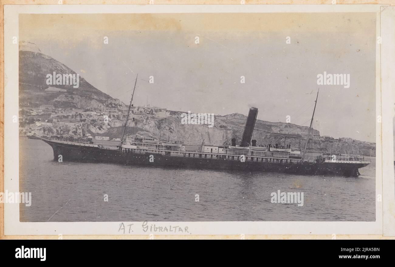 At Gibraltar. From the album: Photograph album of Major J.M. Rose, 1st ...