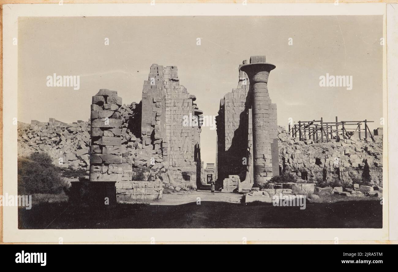 [Great Temple of the Pharaohs From the album: Photograph album of Major ...