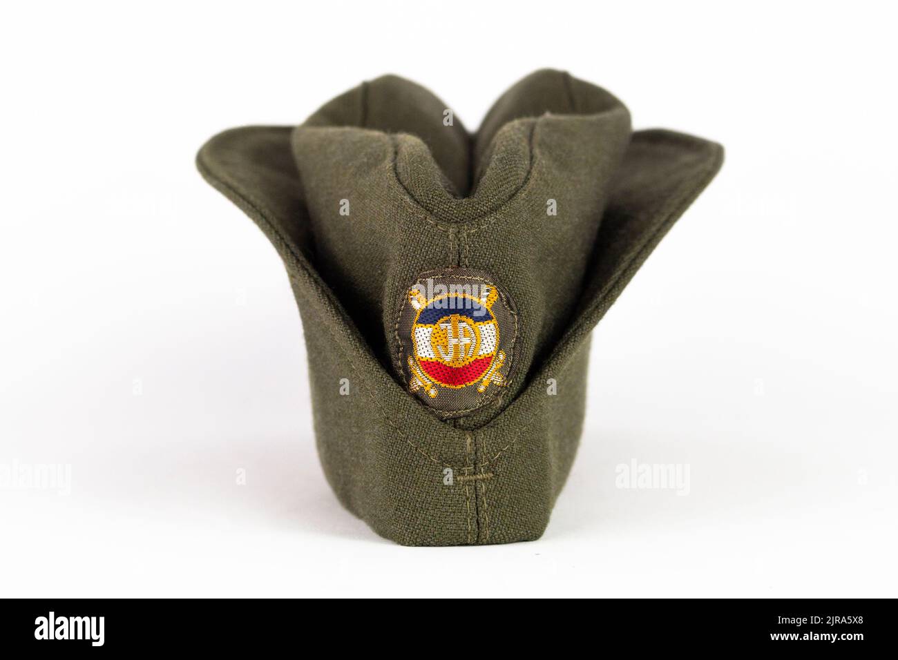 Military cap. Yugoslavian army side cap from the time of communism and ...