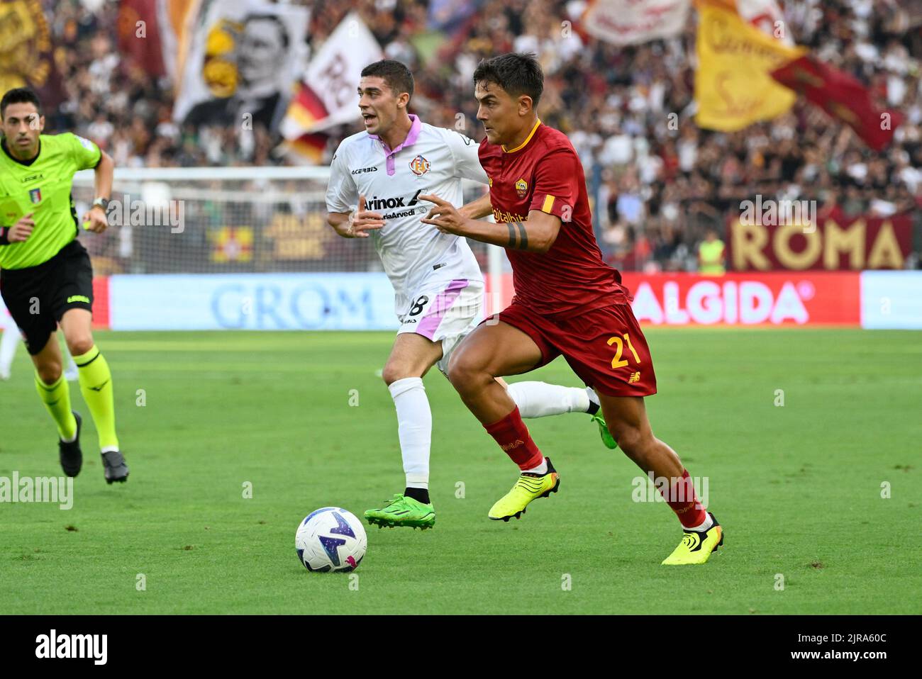 August 22, 2022, Rome, Italy: Paulo Dybala (AS Roma) during the Italian Football Championship ...