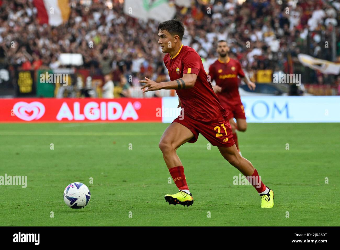 August 22, 2022, Rome, Italy: Paulo Dybala (AS Roma) during the Italian Football Championship ...