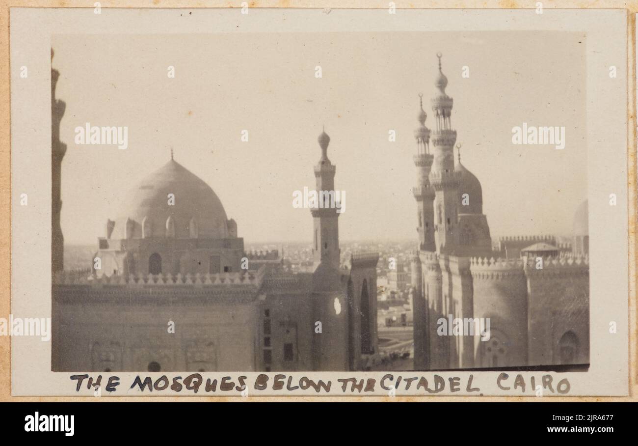 The mosques below the citadel, Cairo. From the album: Photograph album of Major J.M. Rose, 1st ...