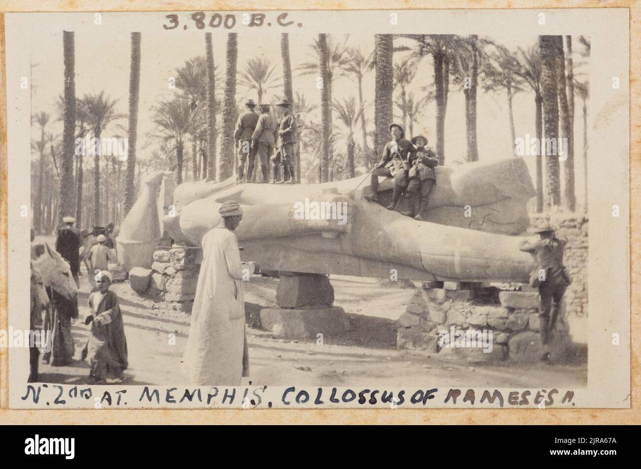 New Zealanders at Memphis - Colossus of Rameses II. From the album ...