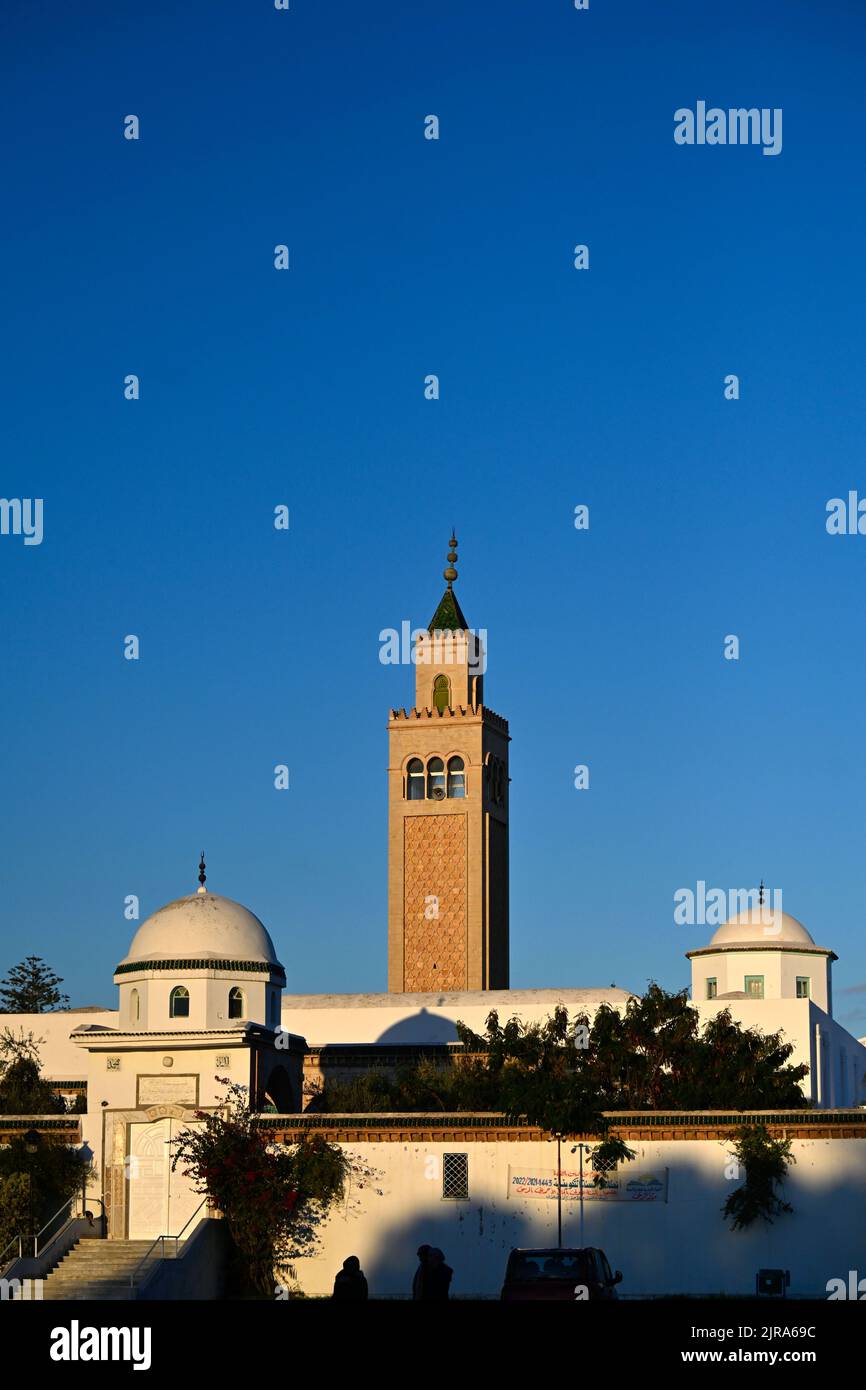 Tunisia, Carthage: El Ahmadi Mosque at La Marsa, in the northern suburb ...