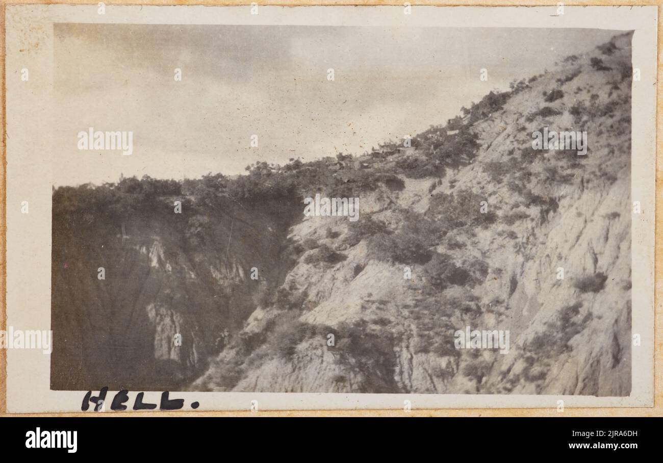 Hell. From the album: Photograph album of Major J M Rose, 1st NZEF ...