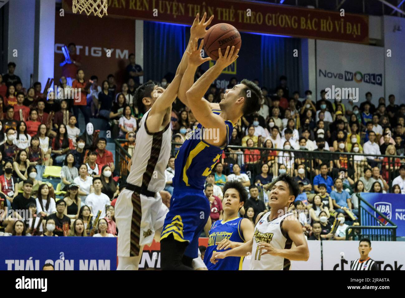 Hochiminh City, Vietnam. 22th August 2022. VBA 2022: Saigon Heat defeat ...