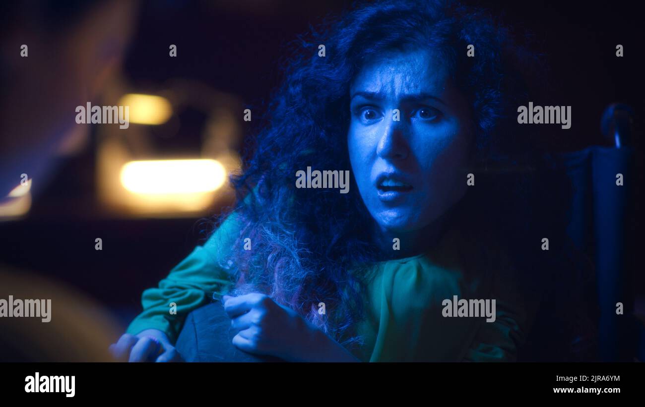 An actress with spinal muscular atrophy emotionally playing a role ...