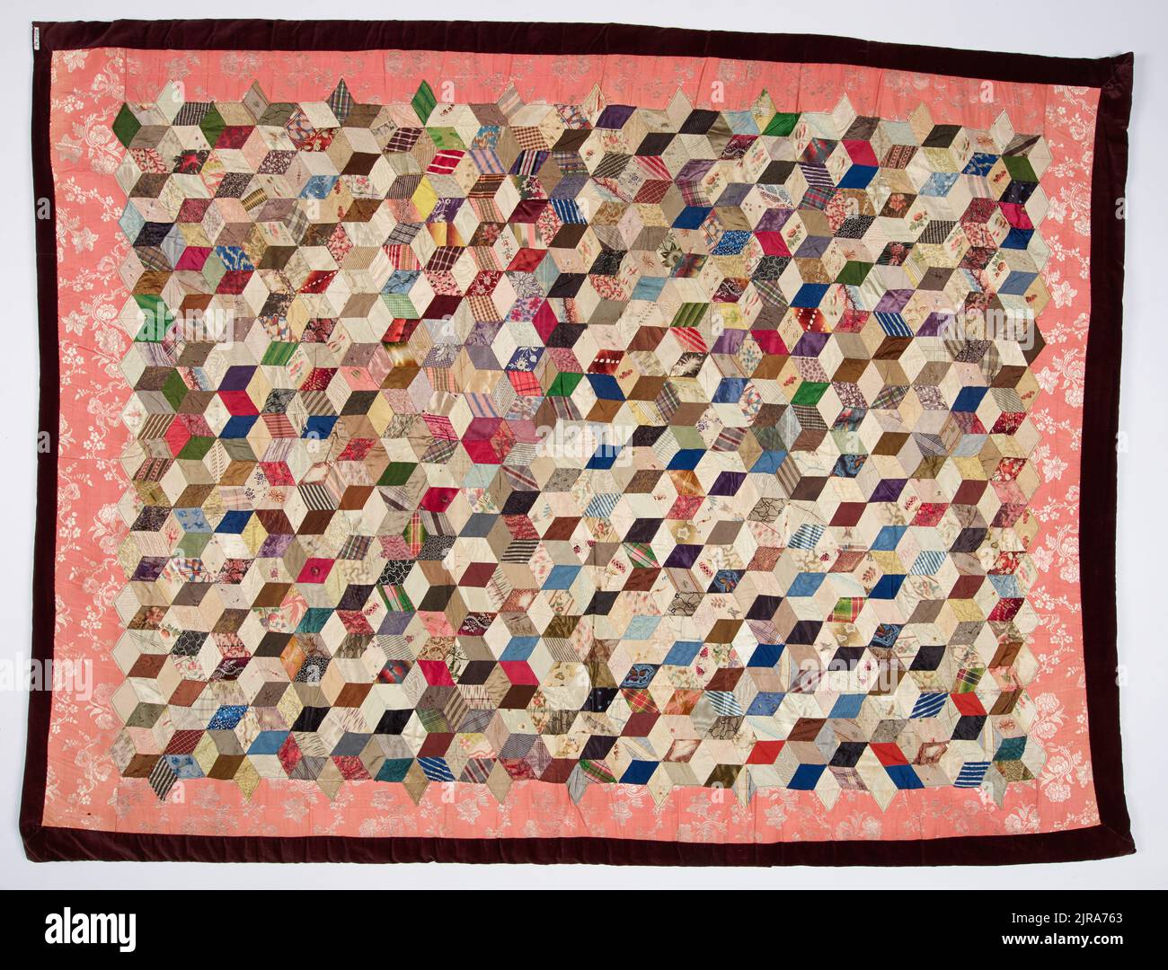 Quilt, circa 1850, maker unknown. Gift of Alison Williamson, 1983 Stock ...