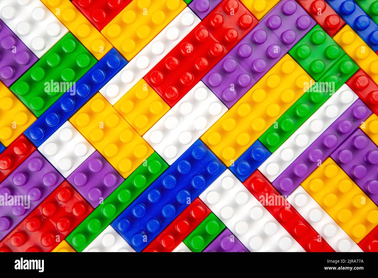 Abstract background texture of colored constructor blocks. Background ...