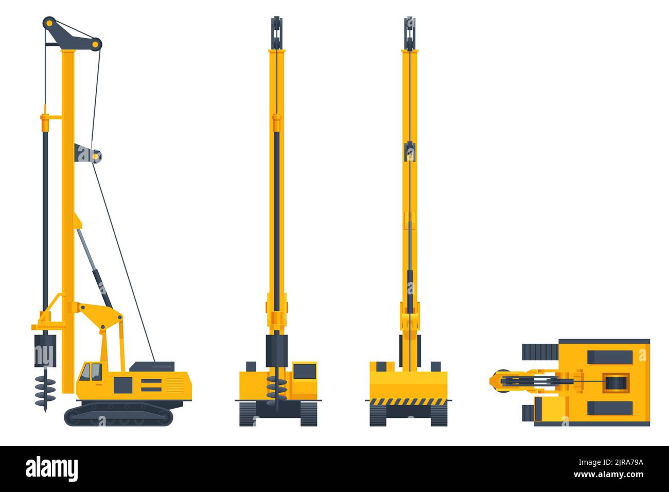 Track Drilling Machine. Drilling Tractor Working in the Mine. View ...