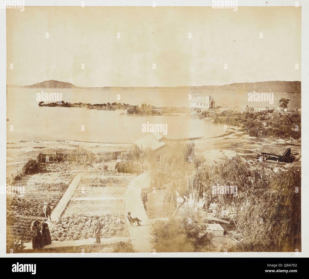 Lake Rotorua, Ohinemutu. From the album: New Zealand Through the Camera ...