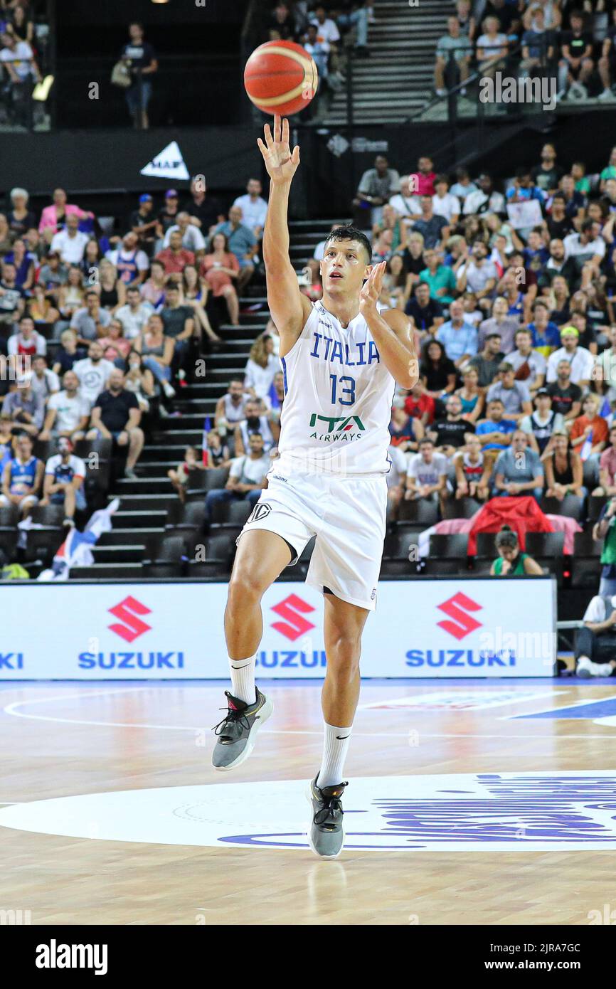 Simone Fontecchio during second match for the France Basket team vs ...