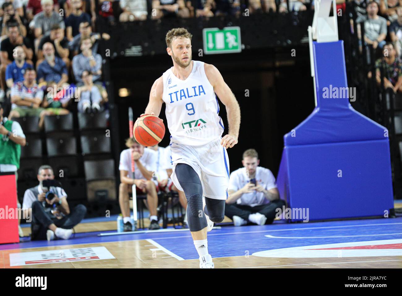 Nicolò Melli during second match for the France Basket team vs Italy in ...