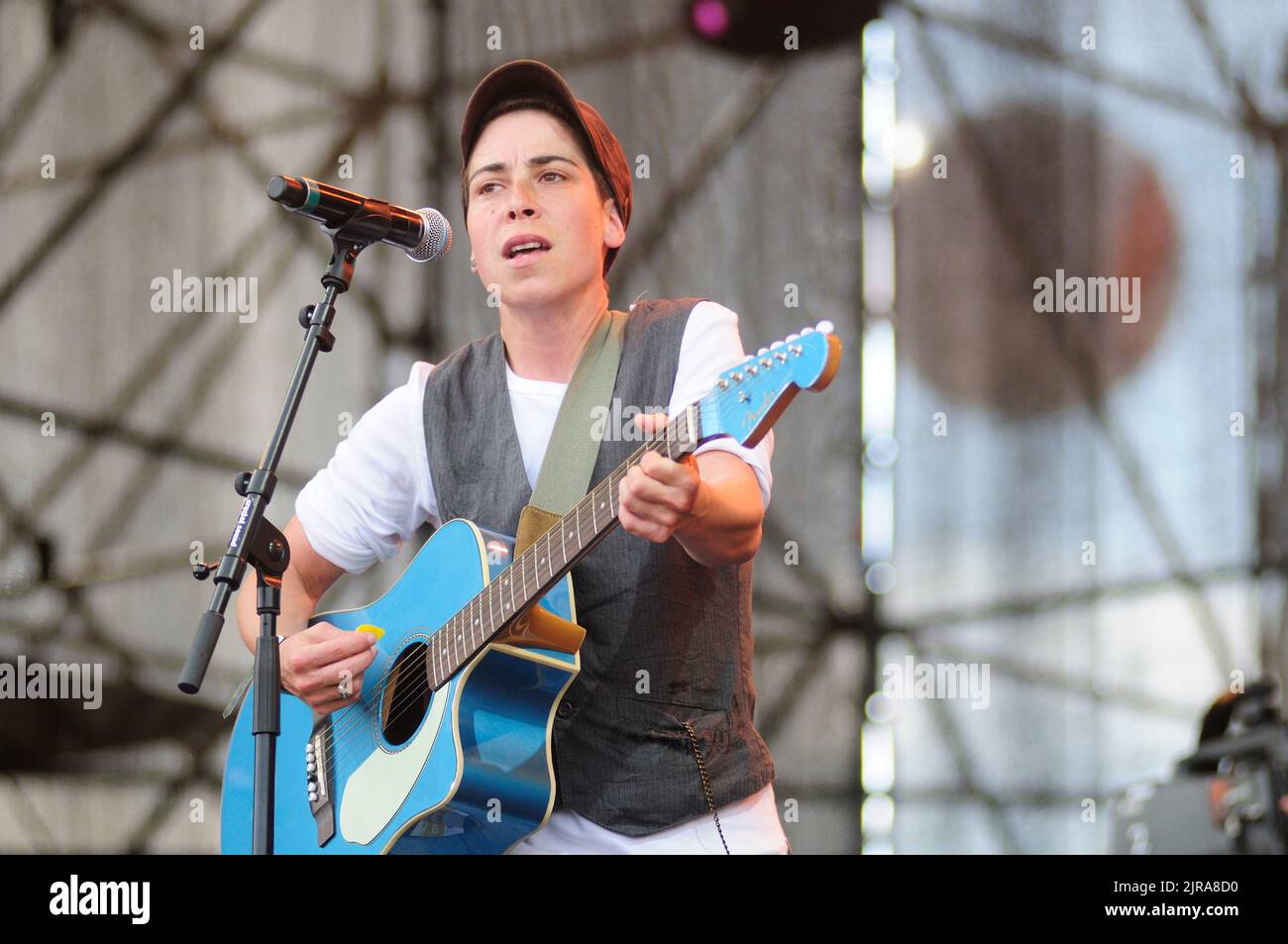 Vienna, Austria. June 22, 2012. The Austrian singer Christine Hödl ...