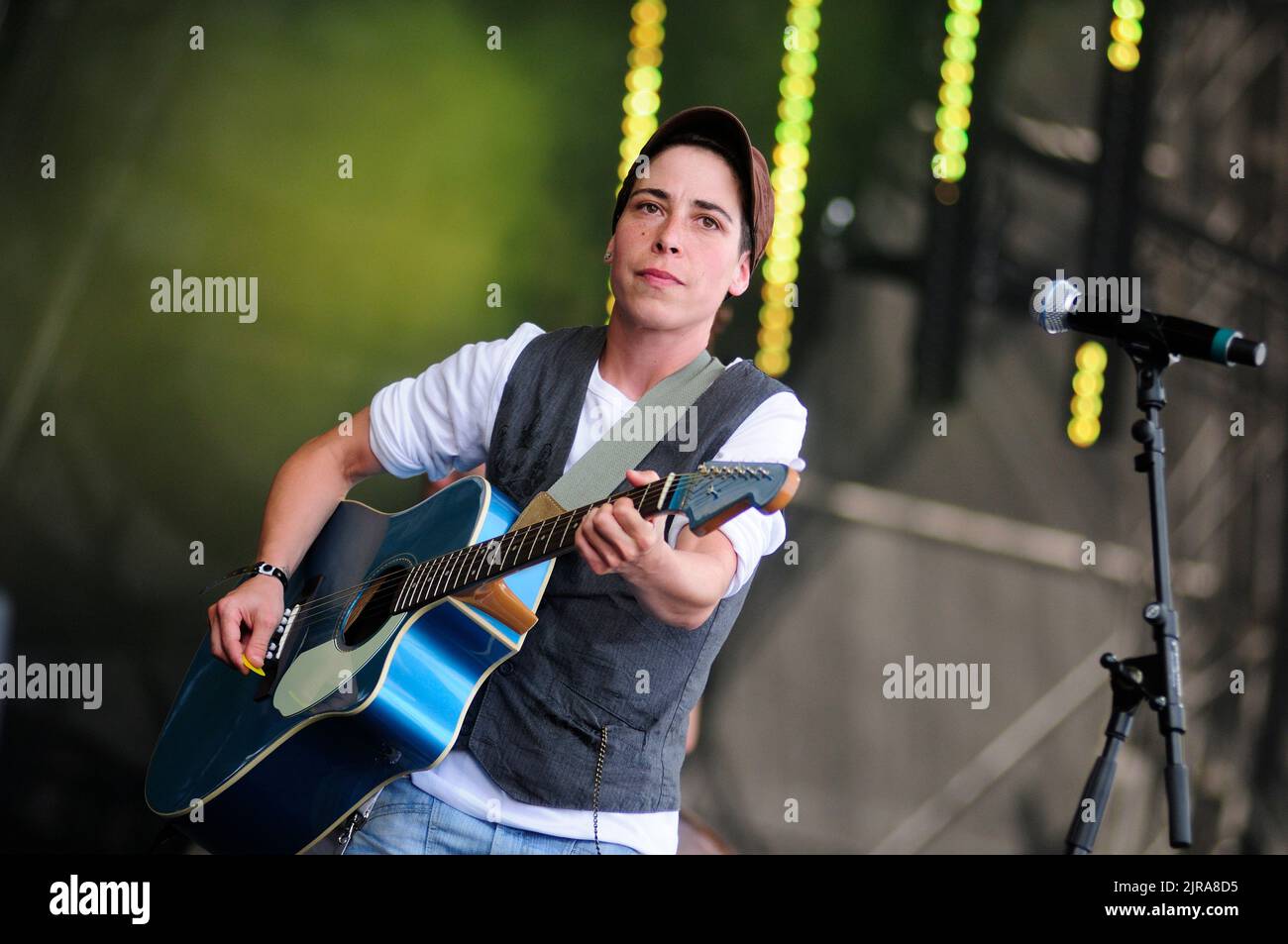 Vienna, Austria. June 22, 2012. The Austrian singer Christine Hödl ...