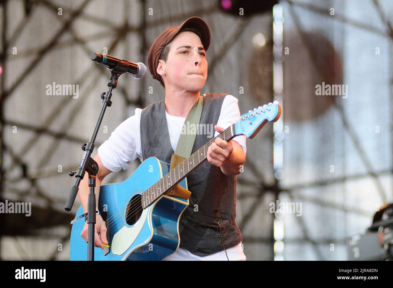 Vienna, Austria. June 22, 2012. The Austrian singer Christine Hödl ...