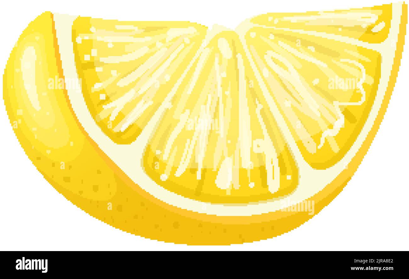 slice lemon cartoon vector illustration Stock Vector Image & Art - Alamy