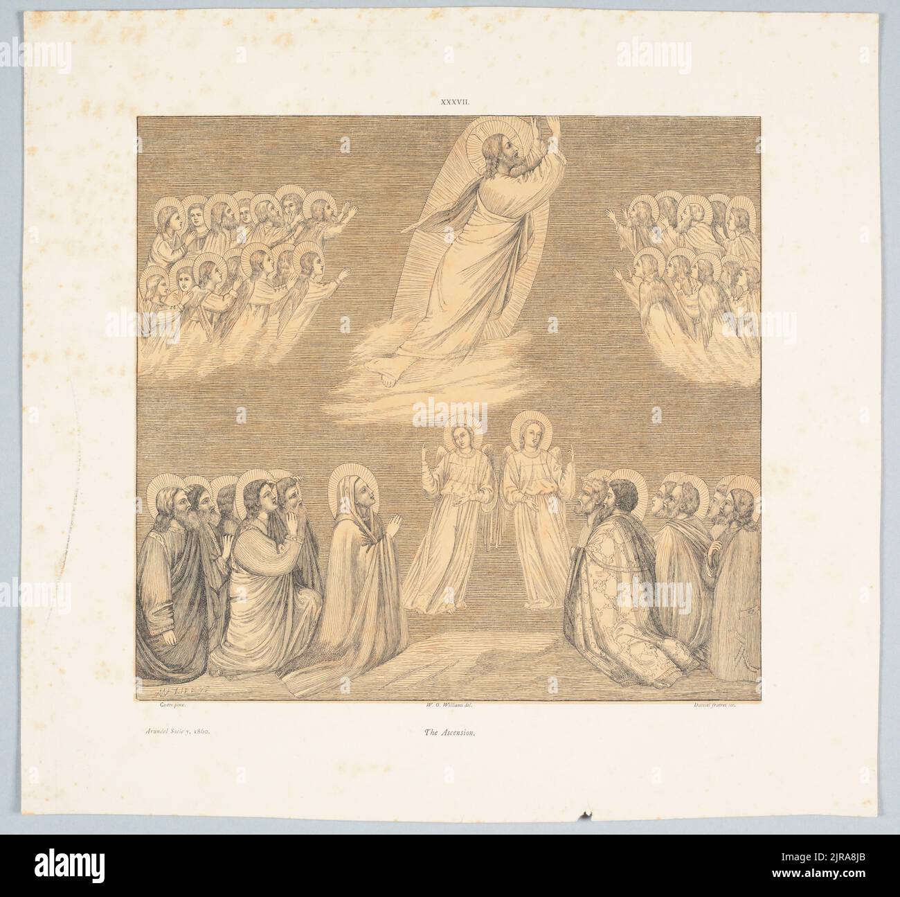 The ascension, 1860, England, by Dalziel Brothers, W Williams, Giotto ...