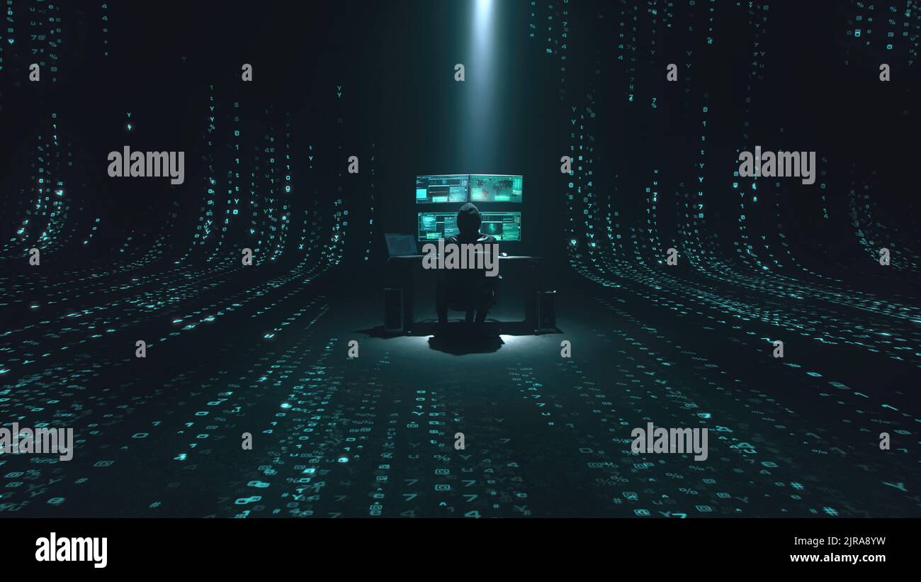 Abstract hacking codes hacker computer hi-res stock photography and images - Alamy