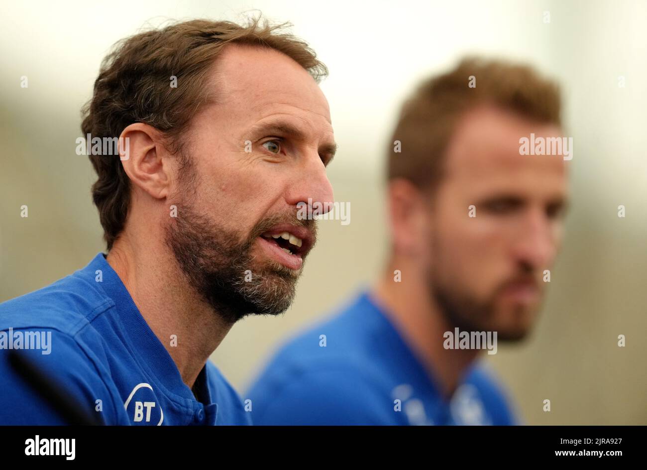 File photo dated 13-06-2022 of England manager Gareth Southgate with ...