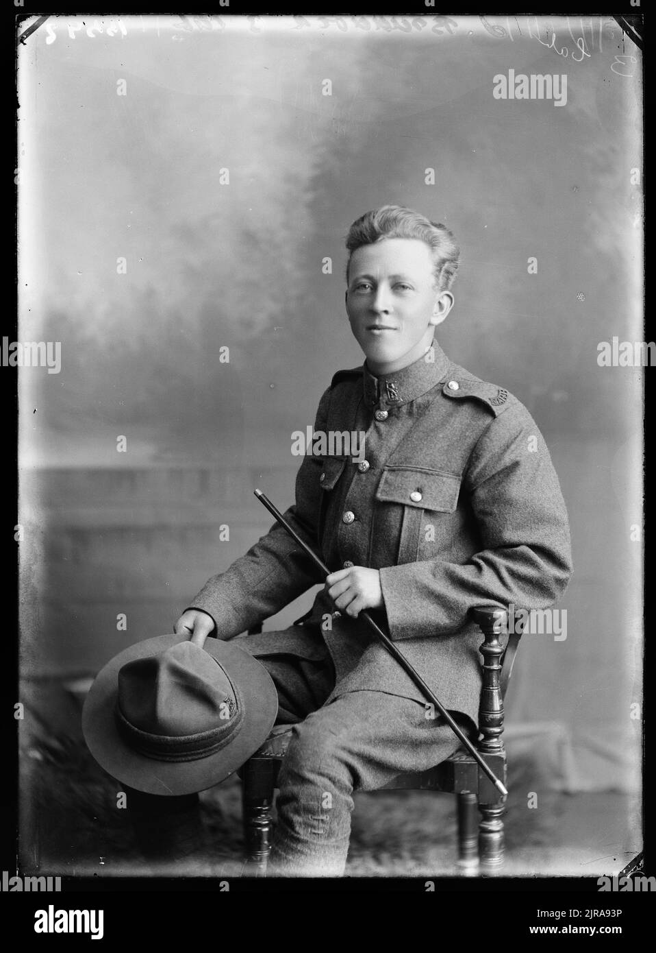 Jack Langley Braddock, 1917, Wellington, by Berry & Co Stock Photo - Alamy