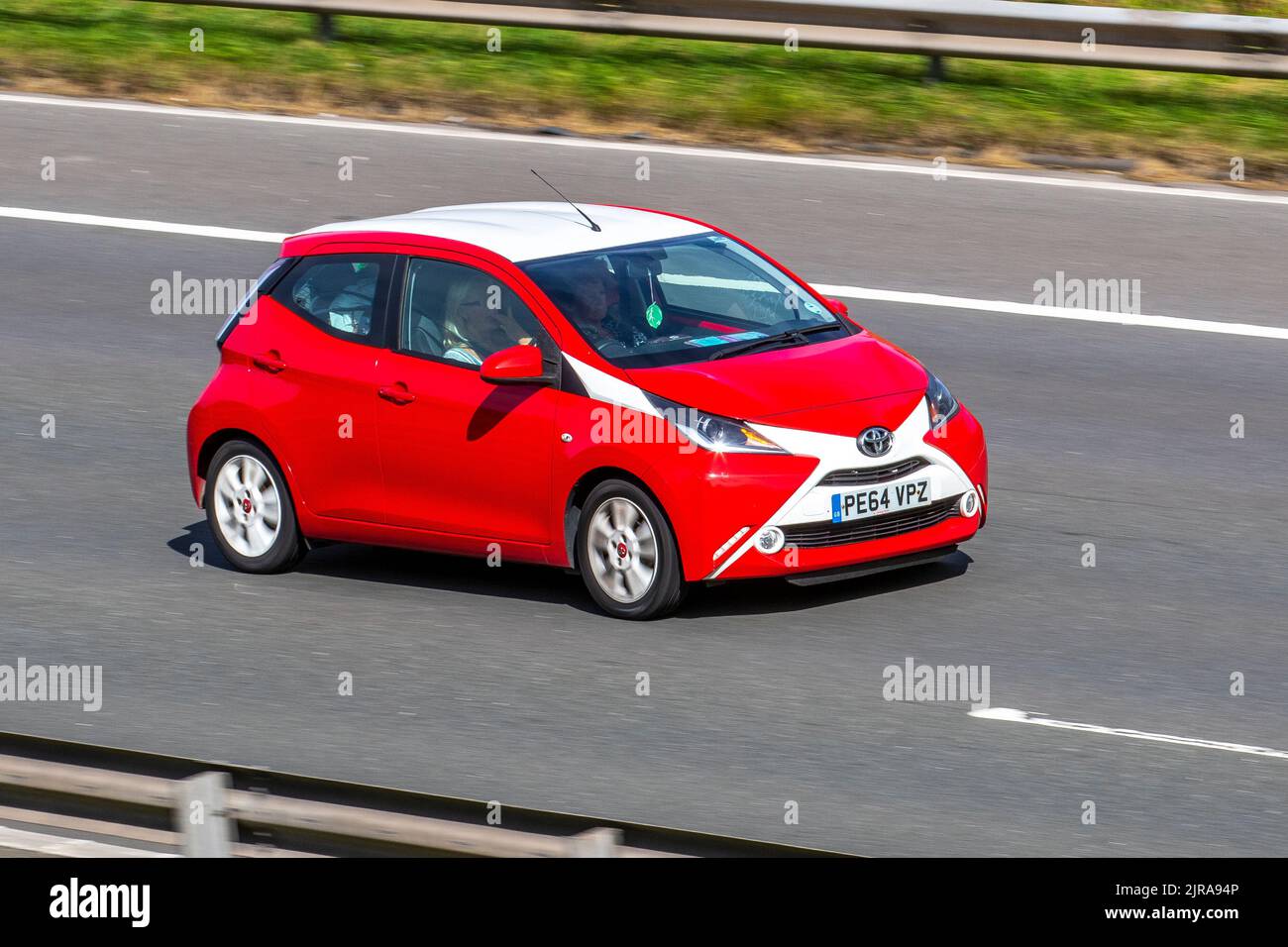 Toyota aygo x style red cars hi-res stock photography and images - Alamy