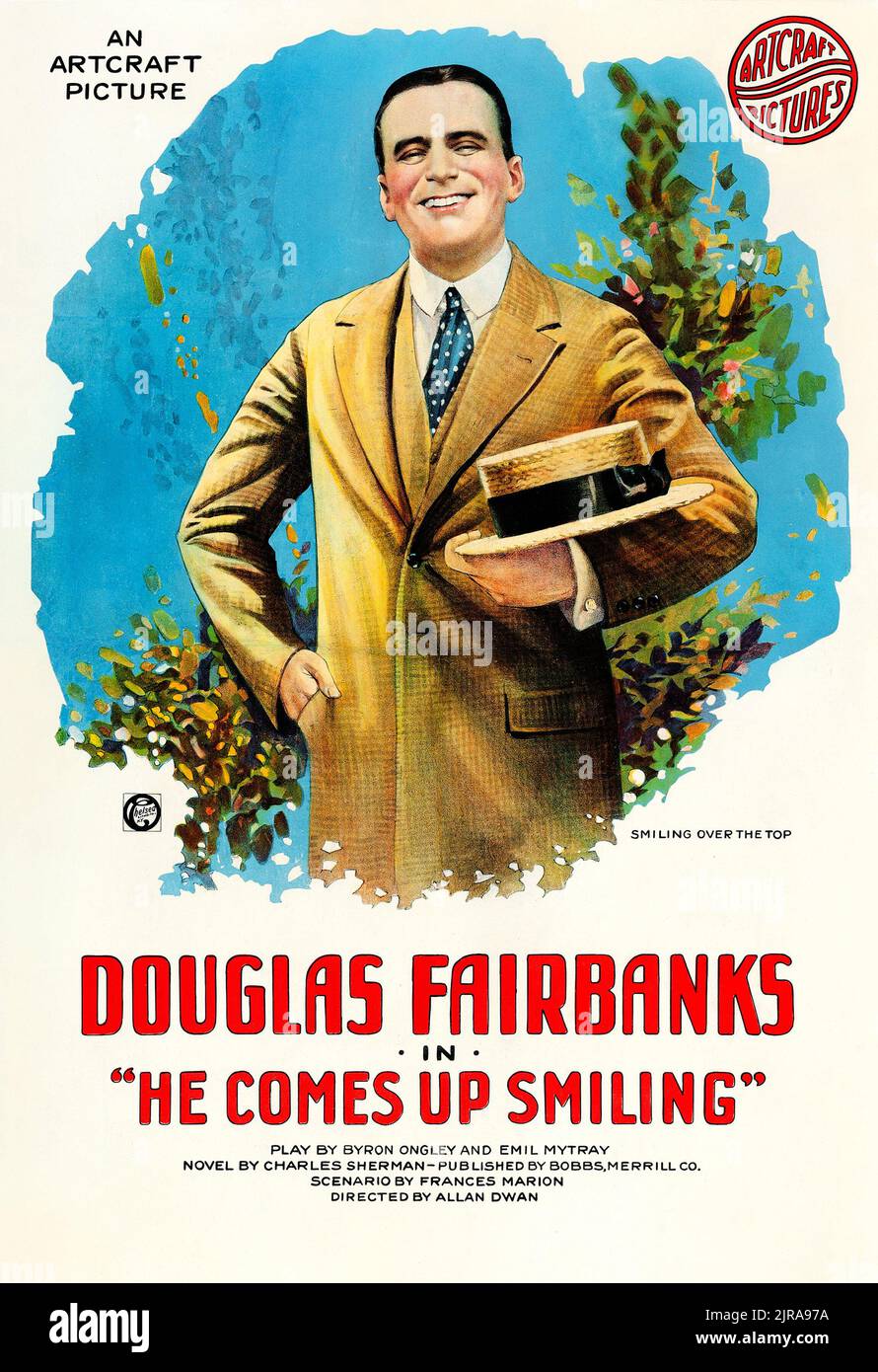 Douglas Fairbanks - He Comes Up Smiling (Artcraft, 1918) - Vintage ...