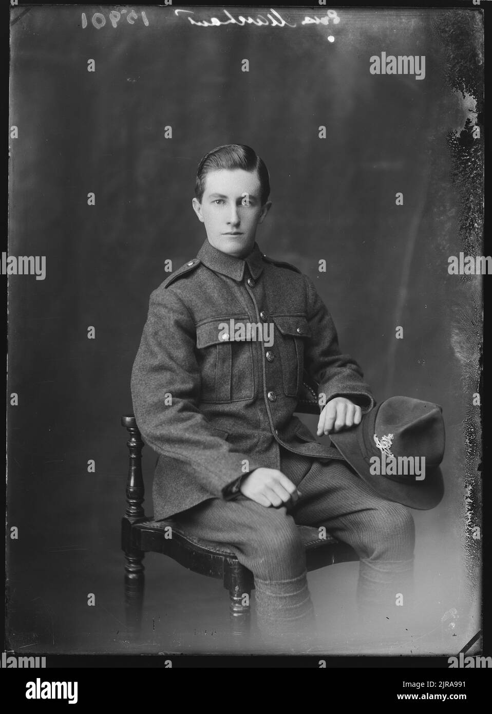 Eric Marchant, 1918, Wellington, by Berry & Co Stock Photo - Alamy