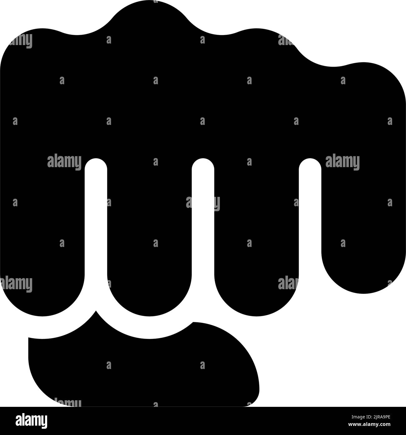 Black hand fist bump Stock Vector Images - Alamy