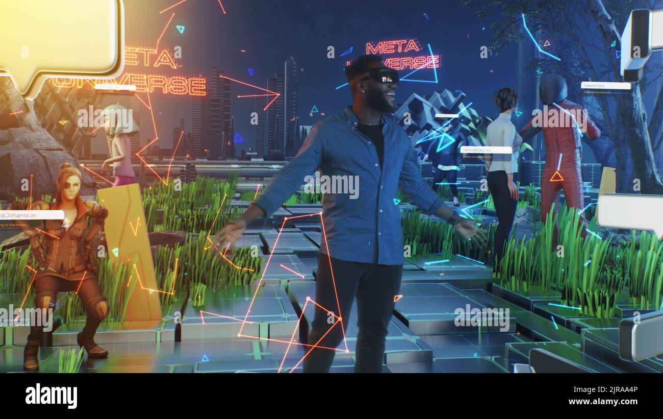 Living in virtual world hi-res stock photography and images - Alamy