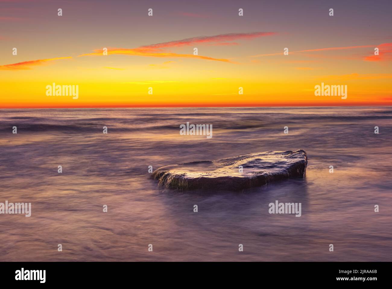 Dutch man cap landscape in Lithuania. Beautiful seaside landscape ...