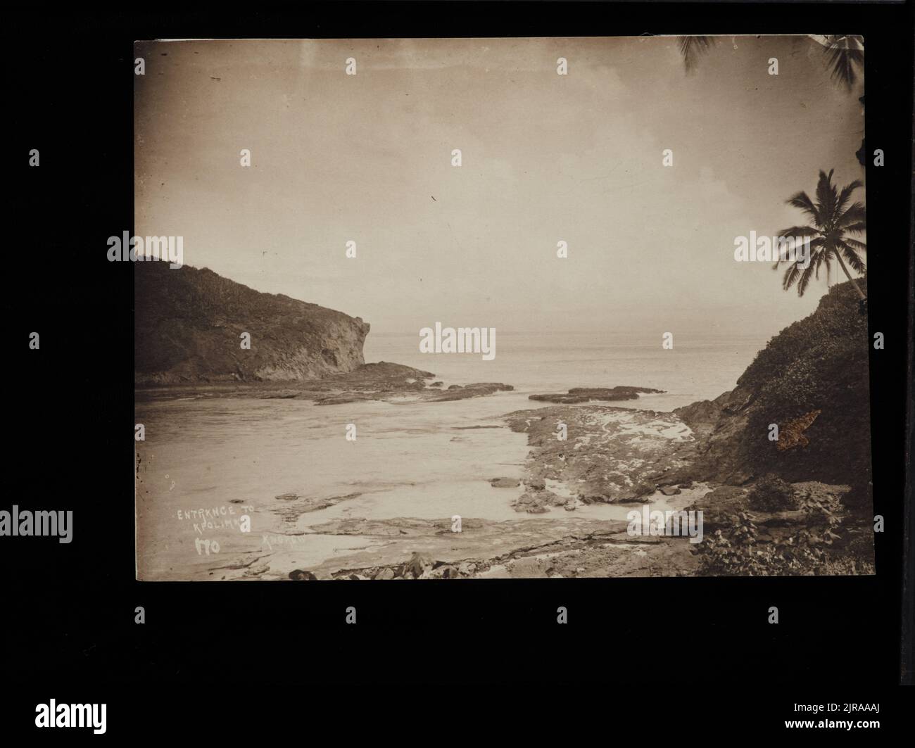 Entrance to Apolima, 1891-1920, Sāmoa, by Thomas Andrew Stock Photo - Alamy