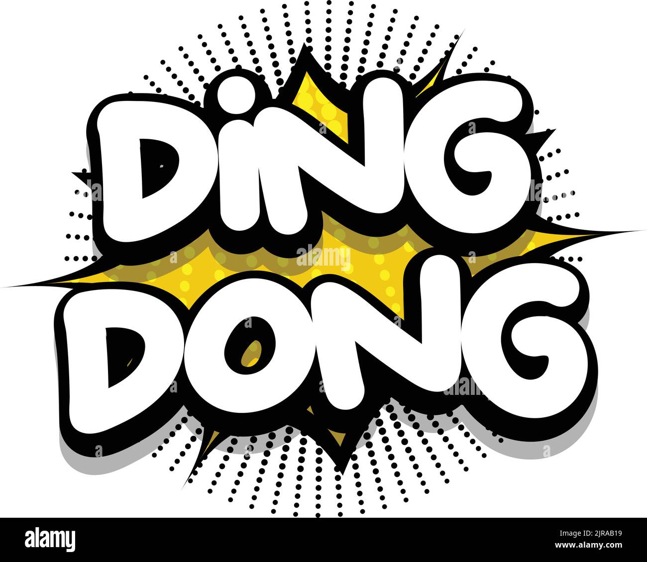 Ding Dong Vector Vectors Stock Vector Images Alamy