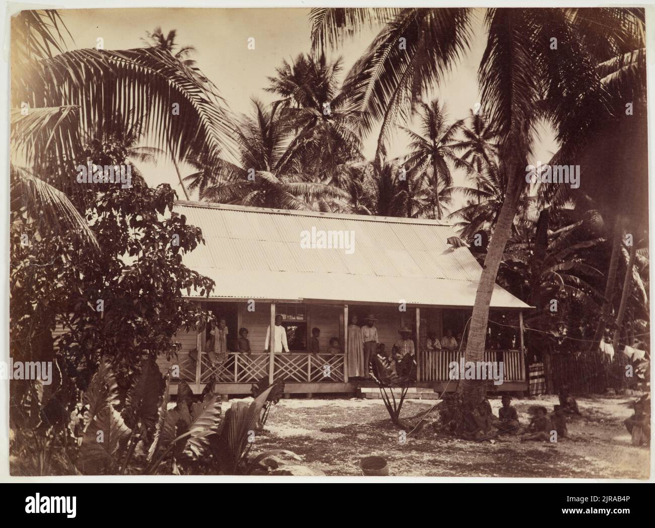 Traders House, Fakaafo (sic), 1886, by Thomas Andrew. Gift of Alison ...