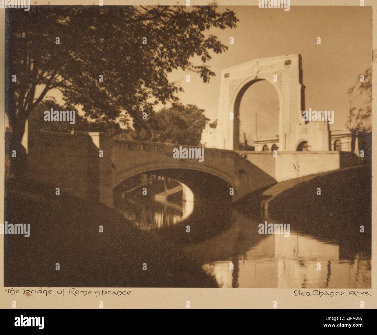 The Bridge of Remembrance, 1920s-1930s, Dunedin, by George Chance Stock ...
